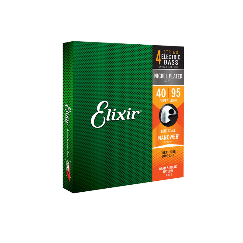 ENCORD. 040 SUPER LIGHT LONG SCALE NANOWEB PARA C/ BAIXO 4 CORDAS ...